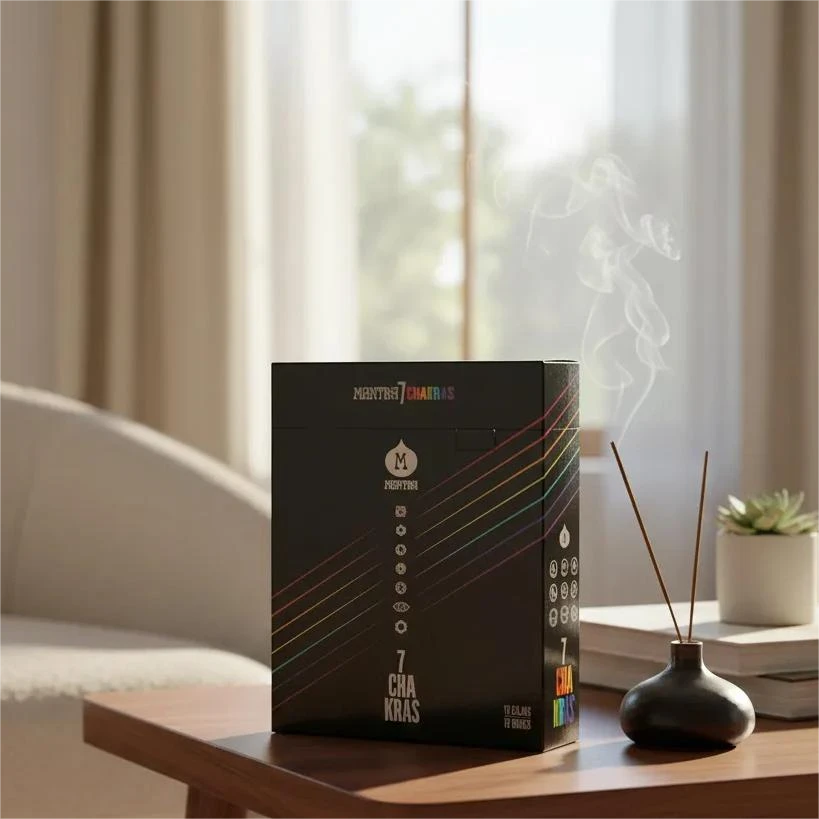 Sahumerio Mantra 7 Chakras Bulto x20 Docenas